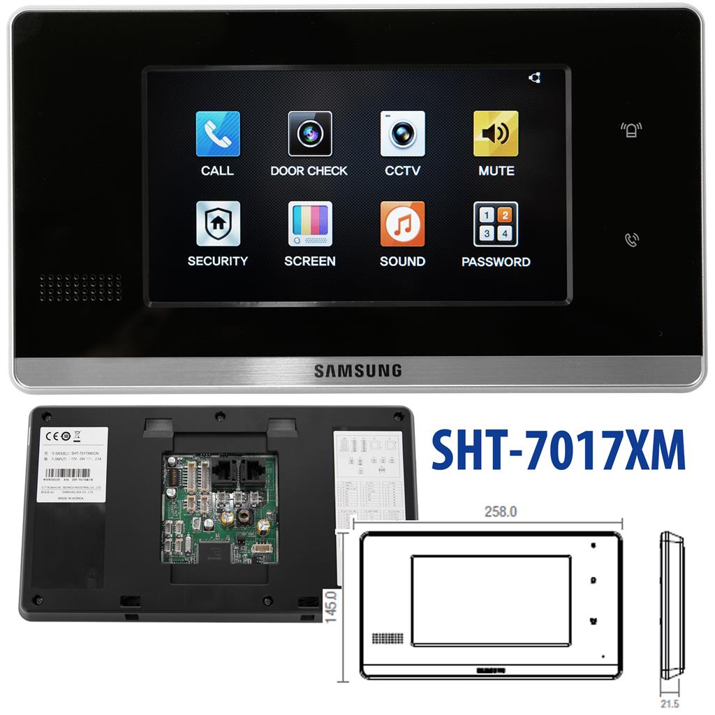آیفون تصویری سامسونگ SHT-7017XM با صفحه نمایش 7 اینچ